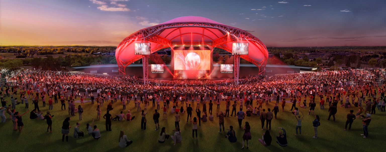 19,000-person, Shea-designed Venue To Be Named Mystic Lake Amphitheater